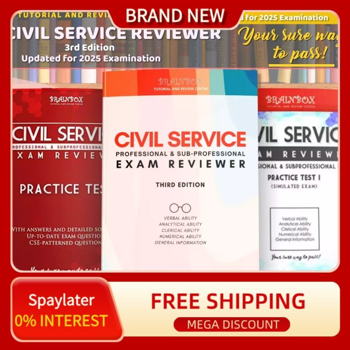 Brainbox Civil Service Reviewer - Updated for 2025 Examination - Bundle ...