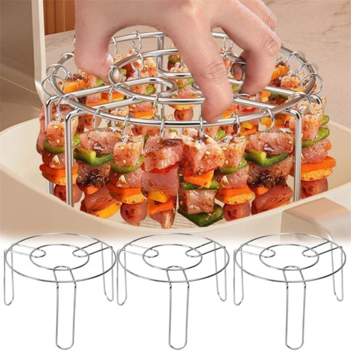 Dizoey Air Fryer Stainless Steel Vertical Grill Rack Reusable String ...