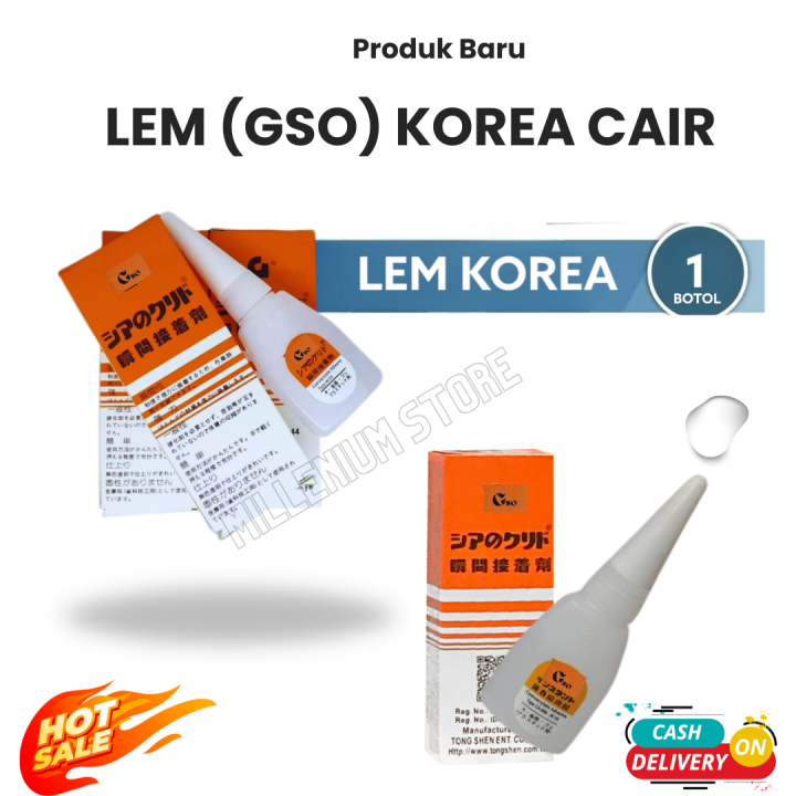 Lem GSO Cair / Serbaguna Lem Korea Lem GSO Epotec, Grosir Murah ...