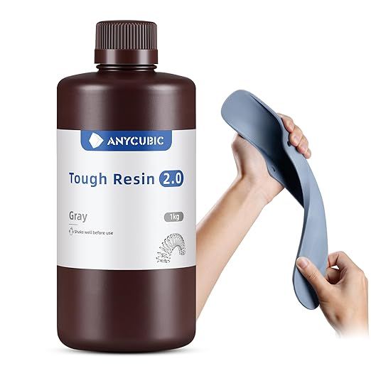 Anycubic Tough Resin 2.0, Resin 3D Printer with Strong Elongation and ...