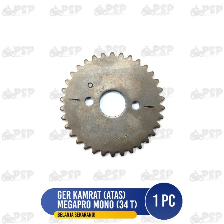 Ger Kamrat Atas Megapro Mono Shock (34 T) - Gir Gear Gigi Atas Sentrik ...