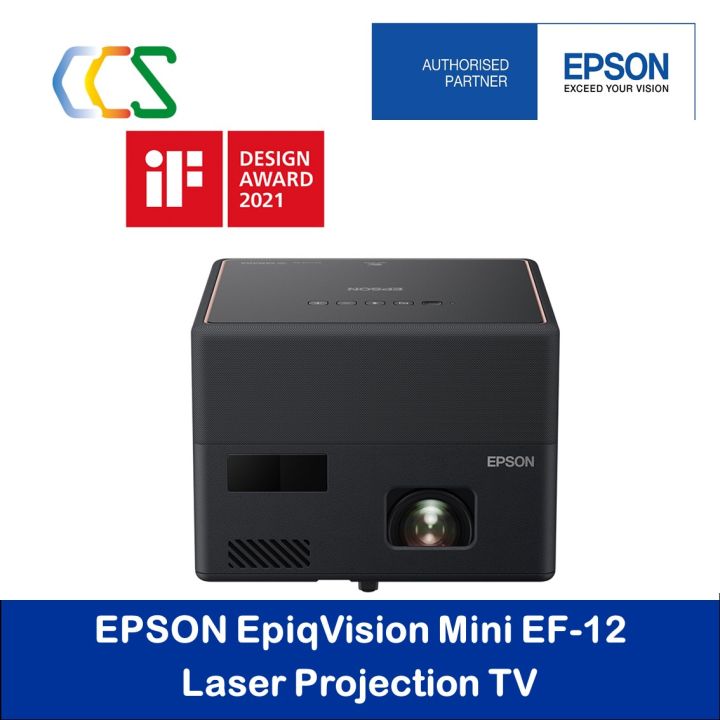 [ READY STOCK] Epson EF 12 Laser Home Lifestyle Projector with Built-In ...