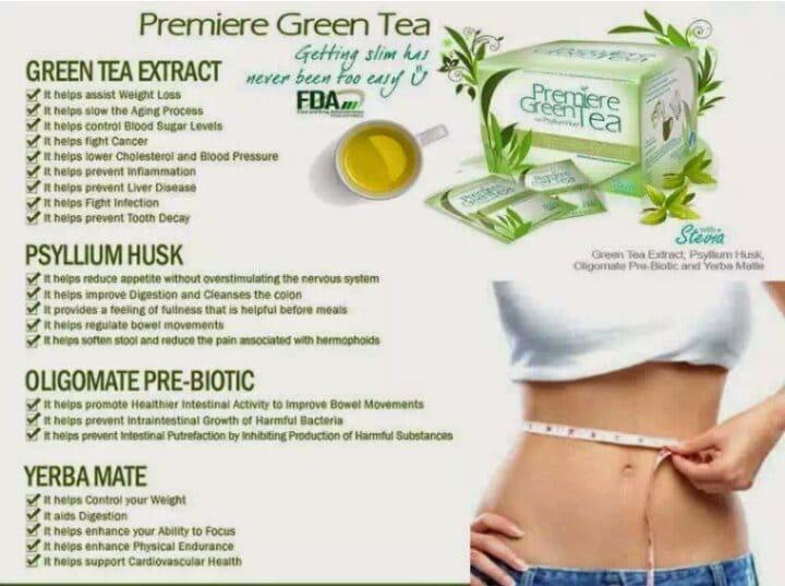 JC PREMIERE GREEN TEA WITH PSYLLIUM HUSK FOR WEIGHT LOSS AND GOOD ...