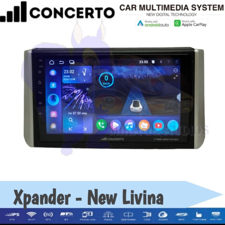 Head Unit Android Concerto For Xpander - New Livina 9 inch | Lazada ...