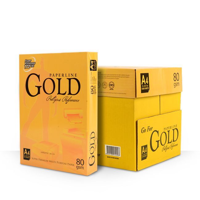 PAPERLINE GOLD 80GSM (LS, F4, A4, A3) - Copy Paper in Box | Lazada PH