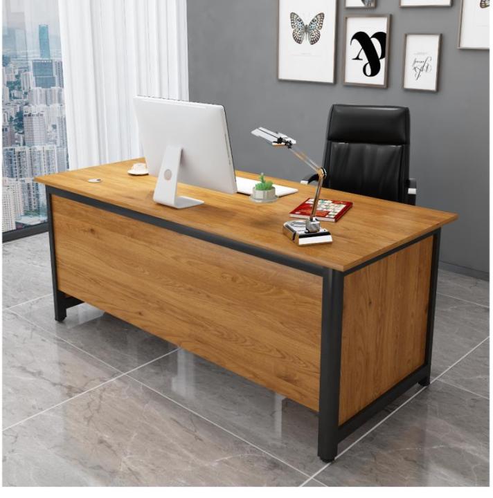 Staff single desk simple modern home desk integrated table manager boss ...