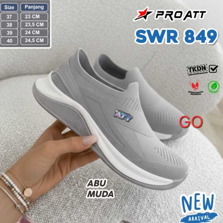 Gopro ATT SWR 849 Sepatu Slip On Wanita Karet Terbaru Original Lentur ...