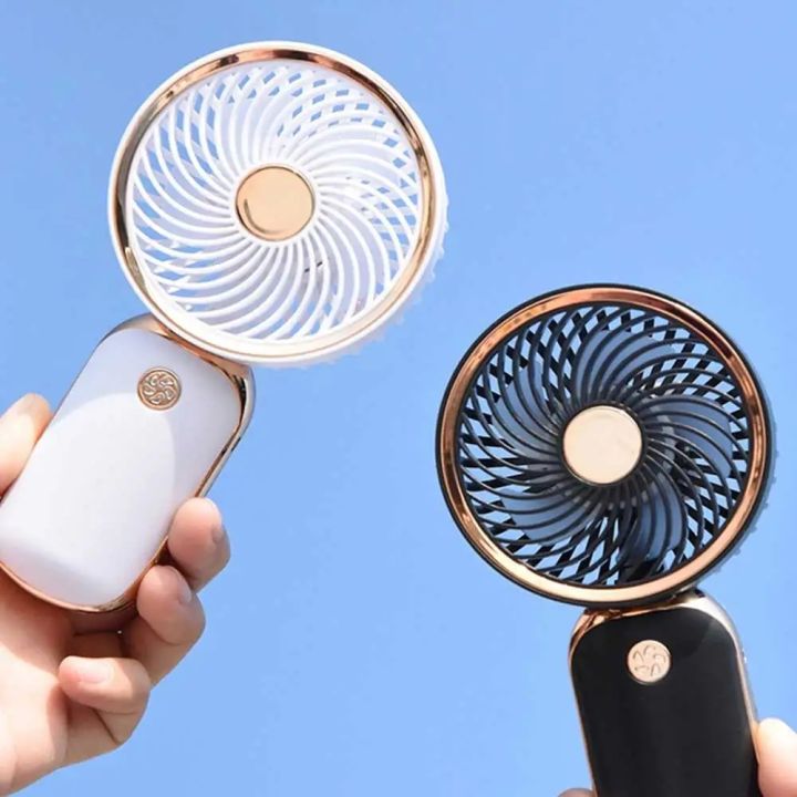 Portable Handheld Simple Electric Fan Rechargeable With Mobile Phone ...