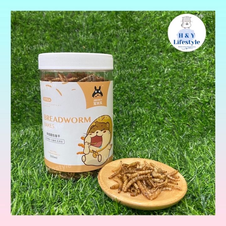 Jonsanty Dried Meal Worm Bread Worm For Small Pet Hamster Hedgehog ...