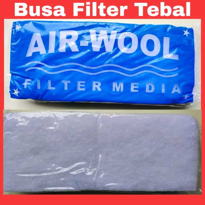 Busa Filter aquarium airwool tebal | Lazada Indonesia