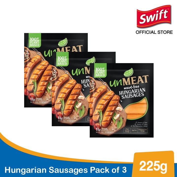 Unmeat Hungarian Sausage 225g - Pack of 3 | Lazada PH