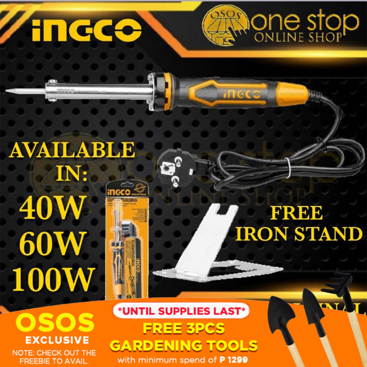 INGCO Industrial Grade Electric Soldering Iron 60W SI0268 •OSOS ...