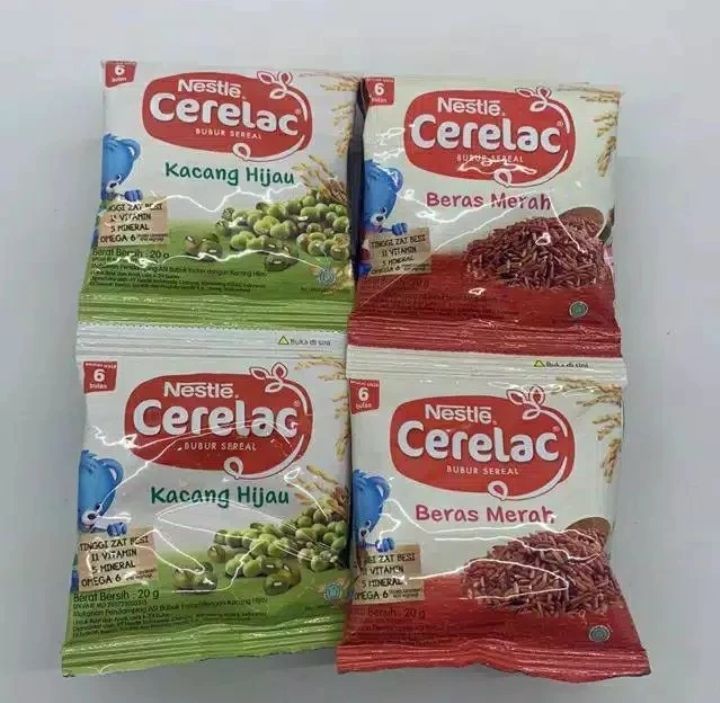 Nestle Cerelac Renceng (Isi 8 Sachet) / Cerelac Beras Merah / Cerelac ...