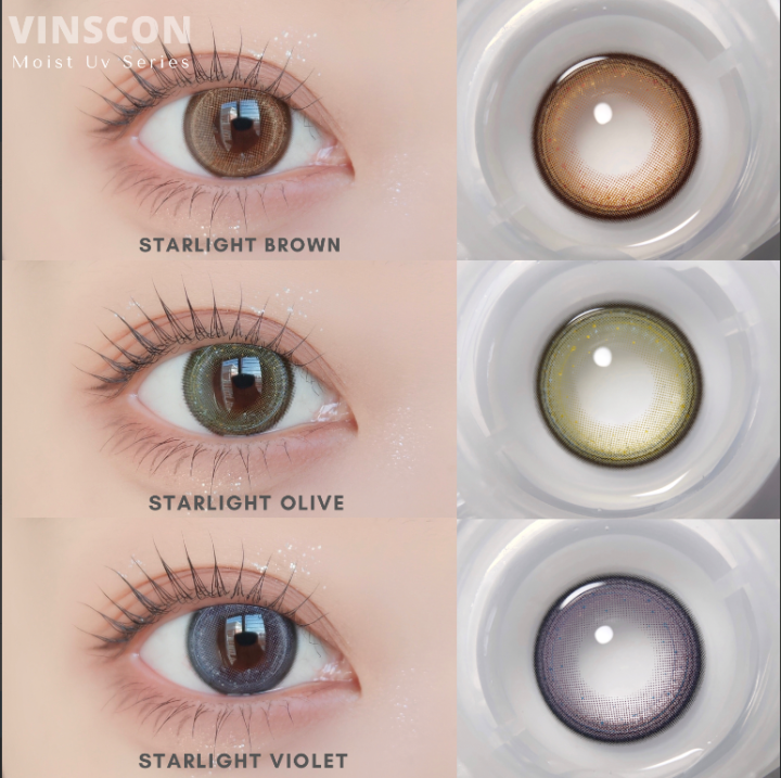 VINSCON Contact Lens Starlight Series 16mm (Moist Uv玻尿酸系列) | Lazada