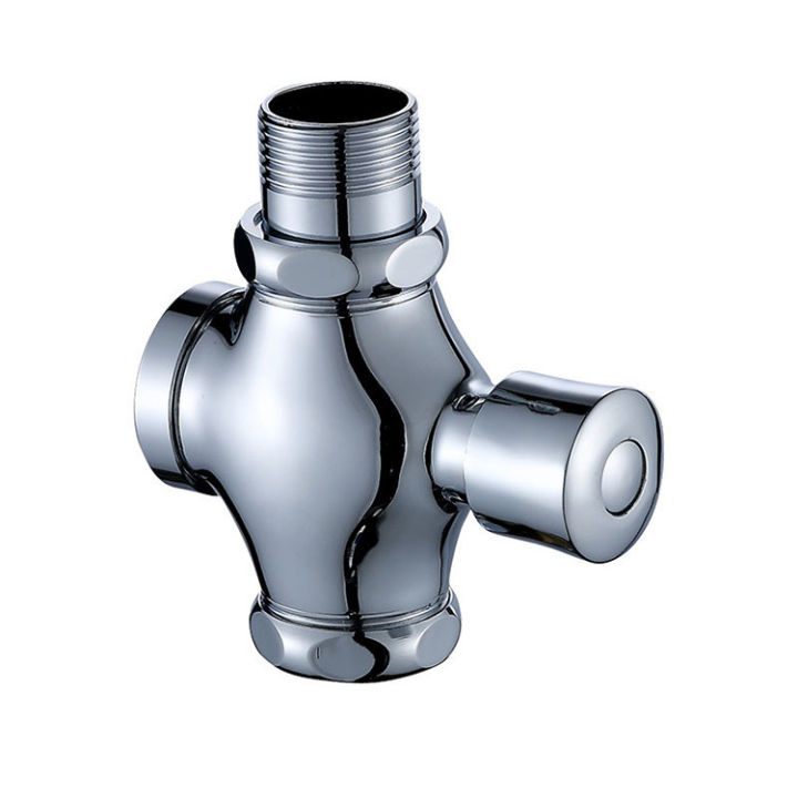 Copper Fourway Flush Valve Toilet Copper Hand Press Urinal Delay Flush ...