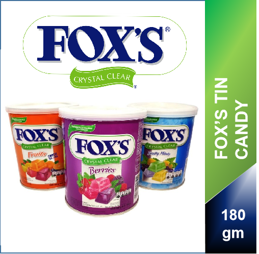 Fox's Tin / Pack Fox Candy Crystal Clear 125g-180g | Lazada Singapore