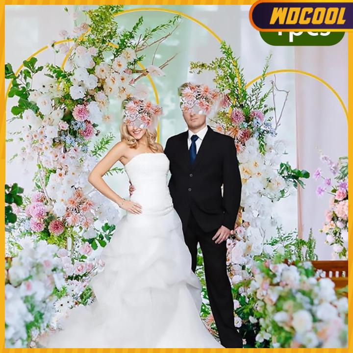 WDCOOL Metal Arch Backdrop Stand Arch Frame for Baby Shower Birthday ...