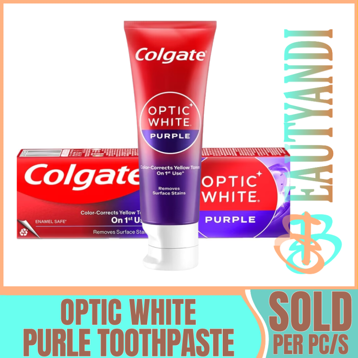 COLGATE Optic White Purple Toothpaste Whitening Toothpaste 100/40G ...