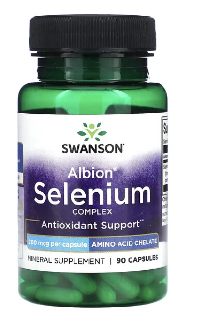 Swanson, Albion Selenium Complex, 200 mcg , 90 Capsules or SelenoExcell ...