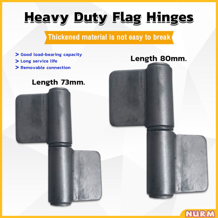Nurm Detachable Hinge 45#Steel Heavy Duty Flag Hinges | Lazada PH
