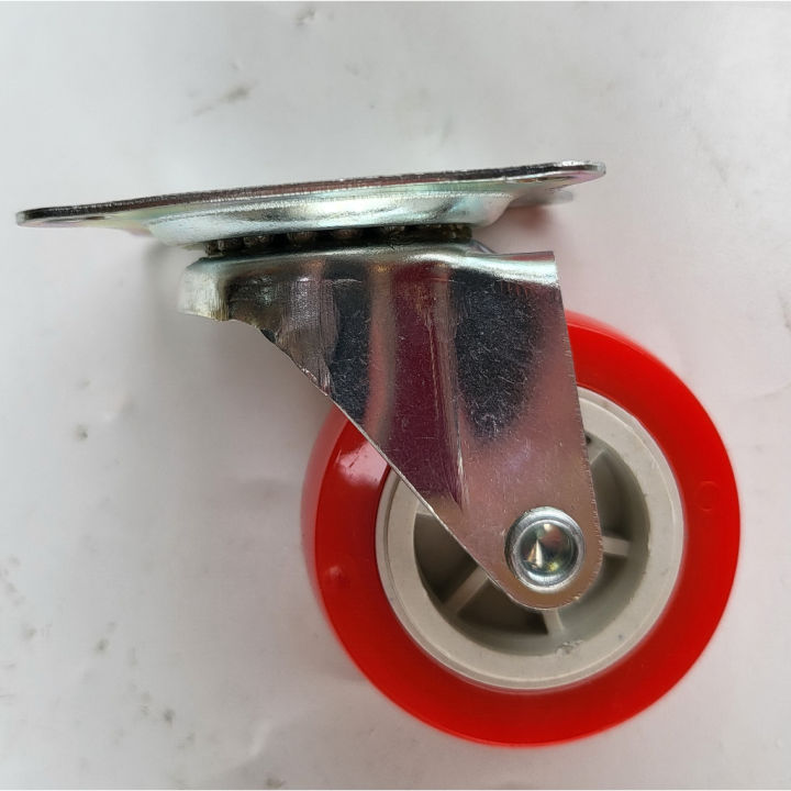 RODA PU trolley troli 2 inch 50 mm x 21 HIDUP MUTER MATI SATUAN 35 KG ...