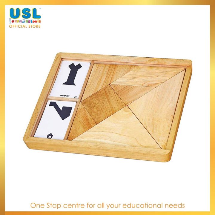 Wooden Tangram with Pattern Cards | STEM Learning / Maths Learning ...