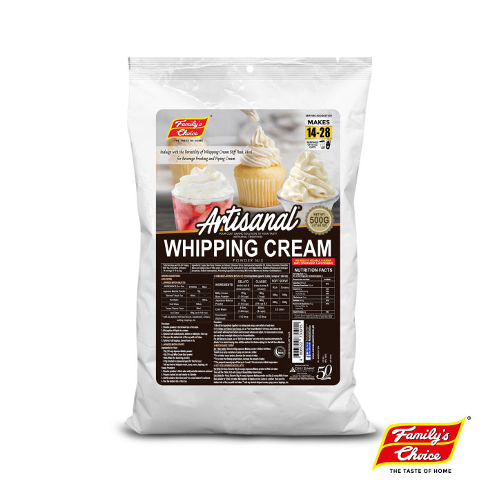 Artisanal Whipping Cream Powder Mix 500g | Lazada PH
