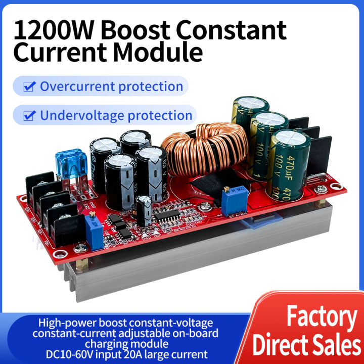 1200W 30A DC-DC 10-60V Constant Voltage Constant Current Boost Power ...