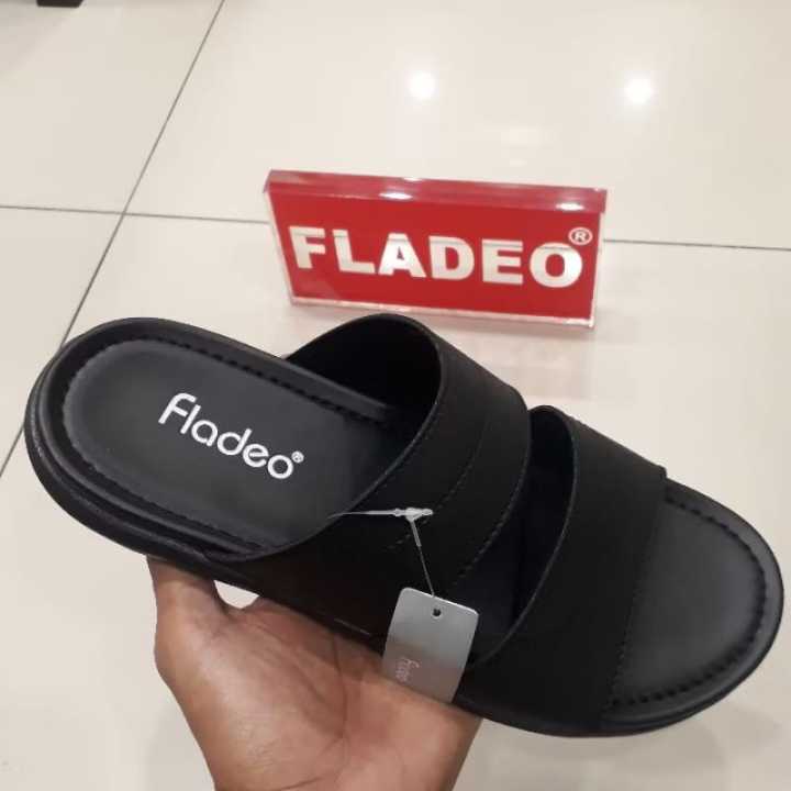 Sandal Fladeo Pria Sendal Kulit Sandal Selop Cowok Kekinian Terbaru ...