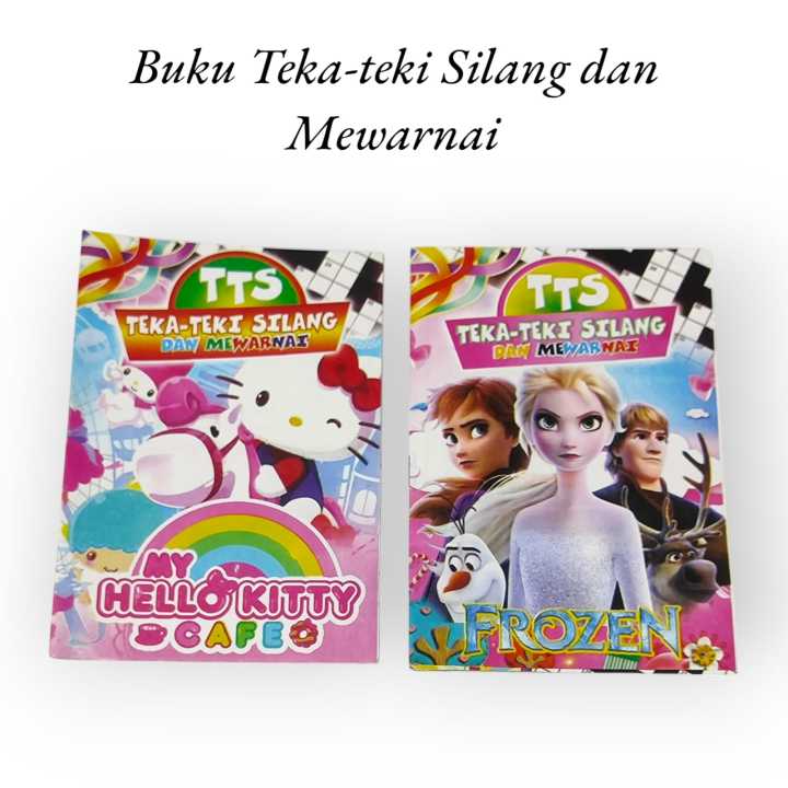 SHINOBI - Buku Teka-Teki Silang Dan Mewarnai / Tts Mewarnai Anak-Anak ...