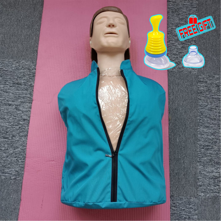 【Free Choking Rescue Pump】CPR Half Body Manikin Kit Medical Training ...