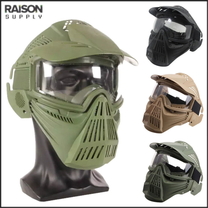 Tactical Mask Airsoft Masks for Airsoft BB Hunting CS Game Full Face ...
