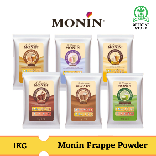Monin Frappe Base Powder 1kg Halal Monin Frappe Coffee Chocolate Matcha ...