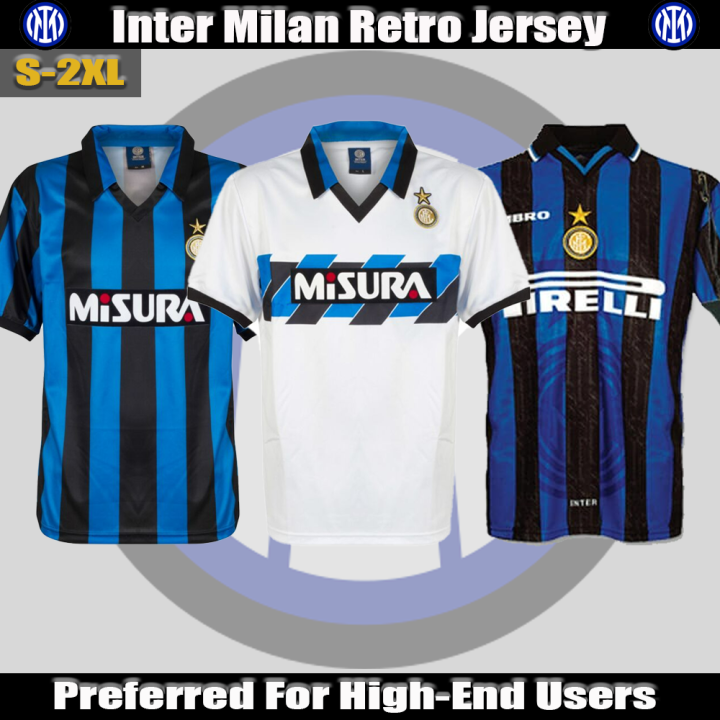 Retro Jersey 1998 2001/02 1998/90 1990/91 Inter Vintage Jersey 2004/05 ...