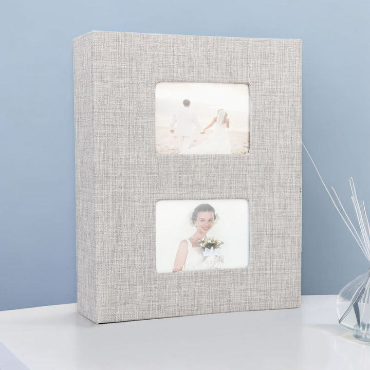 200 pockets 4R album 4X6 family photo album cloth cotton and linen ...