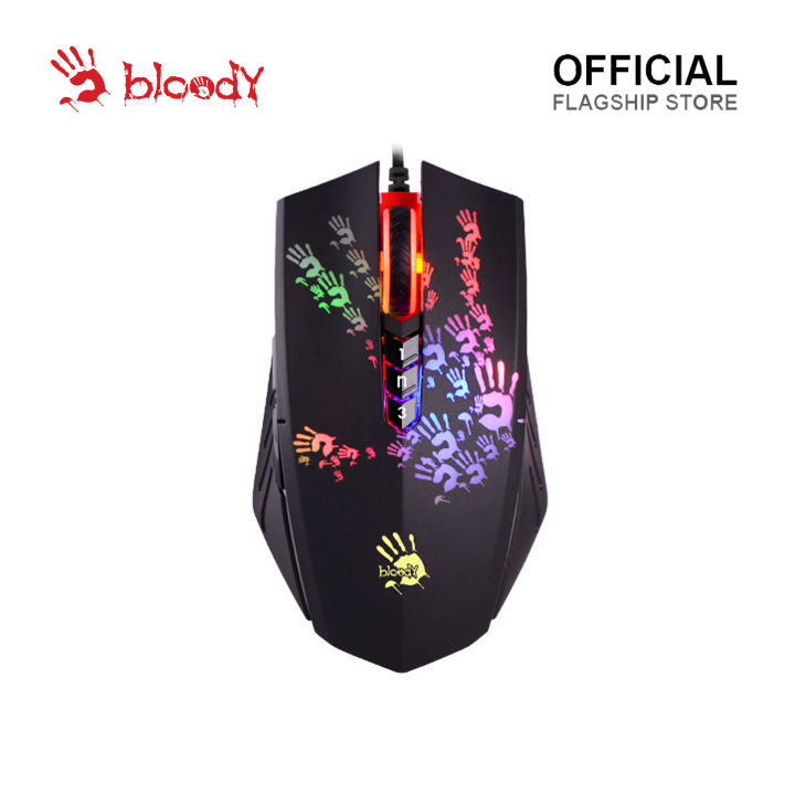 [Bloody Official] A4Tech Bloody A60 Gaming Mouse Neon LED Backlit 6200 ...