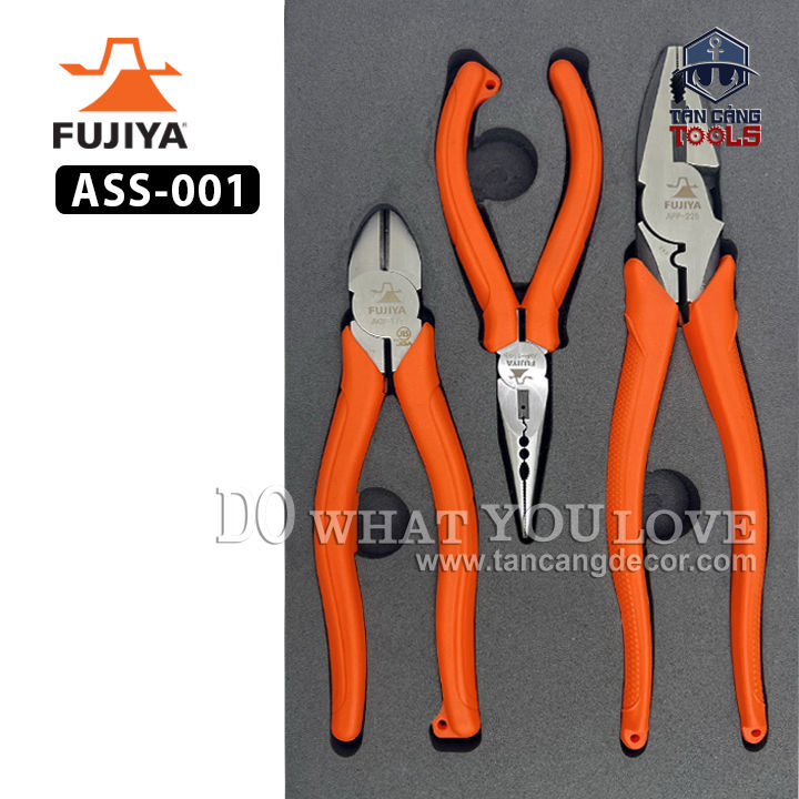 Bộ 3 Kìm Điện Fujiya ASS-001 | Lazada.vn