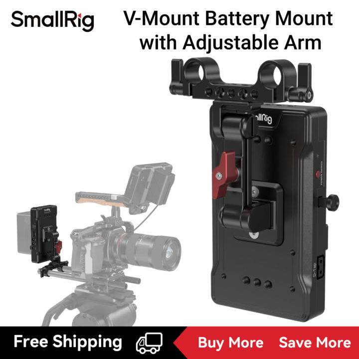 SmallRig V-Mount Battery Mount Plate with Adjustable Arm 3204 | Lazada ...