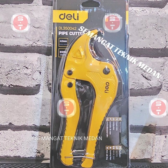 ALAT GUNTING POTONG PEMOTONG PIPA PVC PIPE CUTTER 3-42mm DELI DL350042 ...