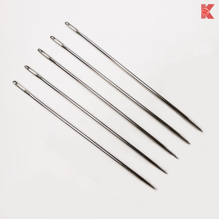 4 INCH (100 MM) LONG EYED BOOKBINDERS STRAIGHT SEWING NEEDLE - 25 PCS ...