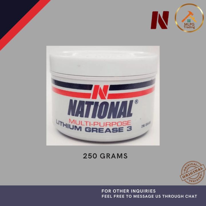 Original National Multi-Purpose Lithium Grease 3 ( 250 GRAMS) | Lazada PH