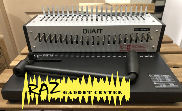 QUAFF Ring / Comb Binding Machine A4 Size Model SD-1501A21 and Package ...