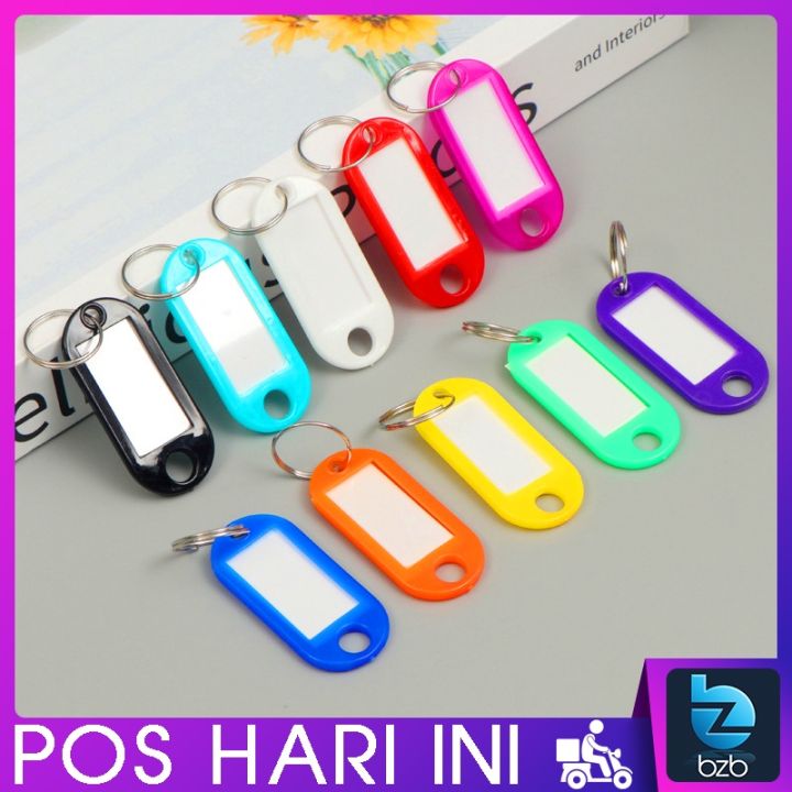 EASY VIEWING 💥 Plastic Key Tag Office School Room Number Label Keychain ...