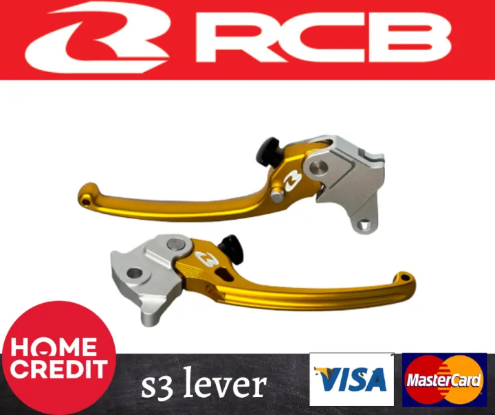 NEW! RCB Alloy Brake Lever Set S3 Series for honda click 150 v2 | Lazada PH