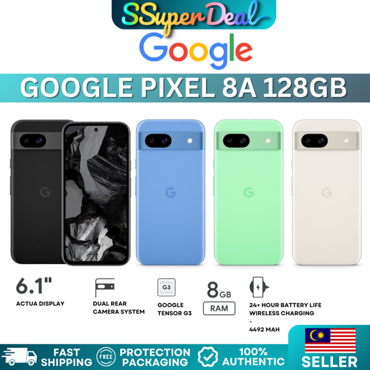 Google Pixel 8A Android Phone with Google AI, Advanced Pixel Camera and ...