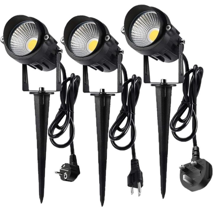 LED Lawn Lamp COB Waterproof Spike Spotlight IP65 10W Outdoor Landscape ...