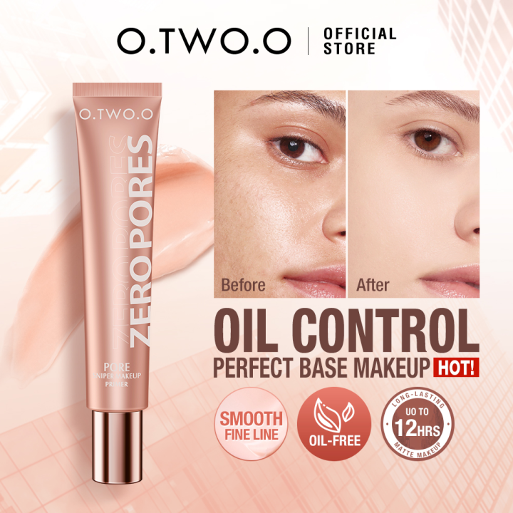 O.TWO.O Face Hydrating Primer Make Up Base Invisible Pore Soft Focus 20g Oil-Control Long ...