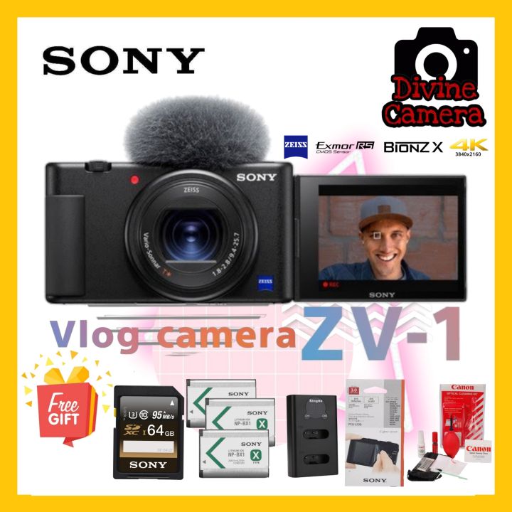 Sony ZV-1 Digital Camera Warranty by Sony Malaysia 15 Months | Lazada