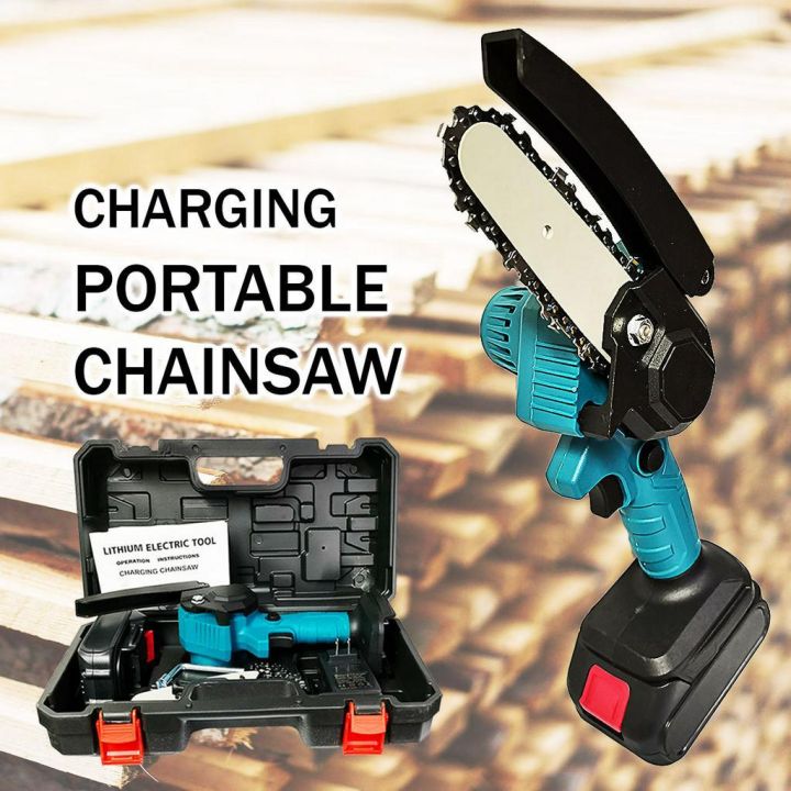 Makita Mini Chainsaw Portable Hand Cordless Electric Rechargeable Saw ...