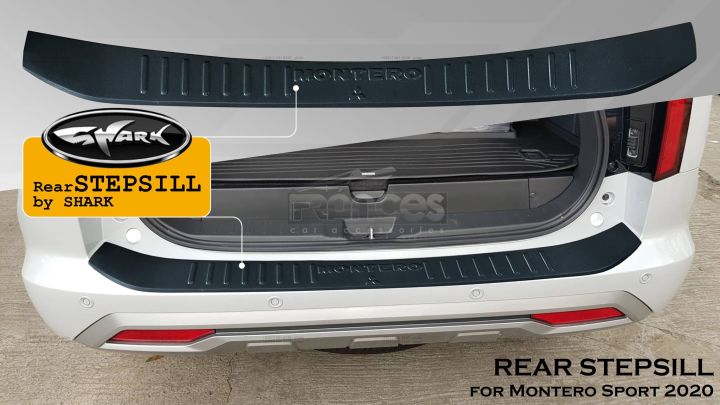 MITSUBISHI MONTERO 2020 to 2025 REAR STEPSILL SHARK BRAND REAR STEPSILL ...